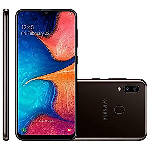 Samsung Galaxy A20 6.4" A205U 32GB T-Mobile - Black (Renewed)
