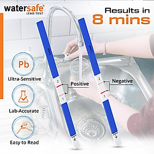 Watersafe® Advanced Lead in Drinking Water Test Kit – Lead Detection at 5 PPB - DIY at Home Water Lead Test Kit for Tap or Well Water – 8 Minute Test (2)