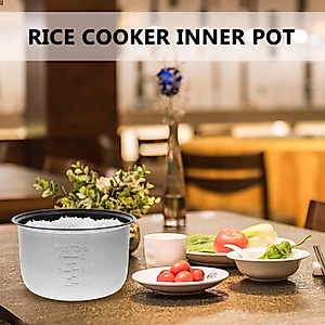 1pc Cooker Inner Pot Rice Cooker inside Pot Non Stick Pressure Cooker Pot Baking Cake Pot Mold Cooking Pots Rice Cooker Inner Pot for Home Kitchen