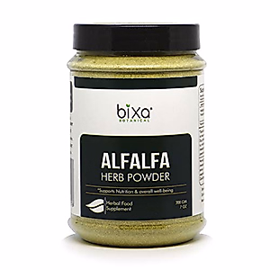 Alfalfa Powder (Medicago Sativa),Green Superfood | Supports Nutrition & Overall Well-Being | Natural Antioxidants Supplement | Support Joint Pain | 7 Oz / 200g, Pack of 1