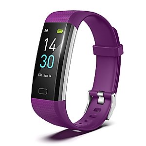 threesheep Fitness Tracker for Men and Women,Fitness Watch Waterproof with Activity Tracker and Sleep Monitor,Smart Watch for Android and iOS Phones(Purple)……