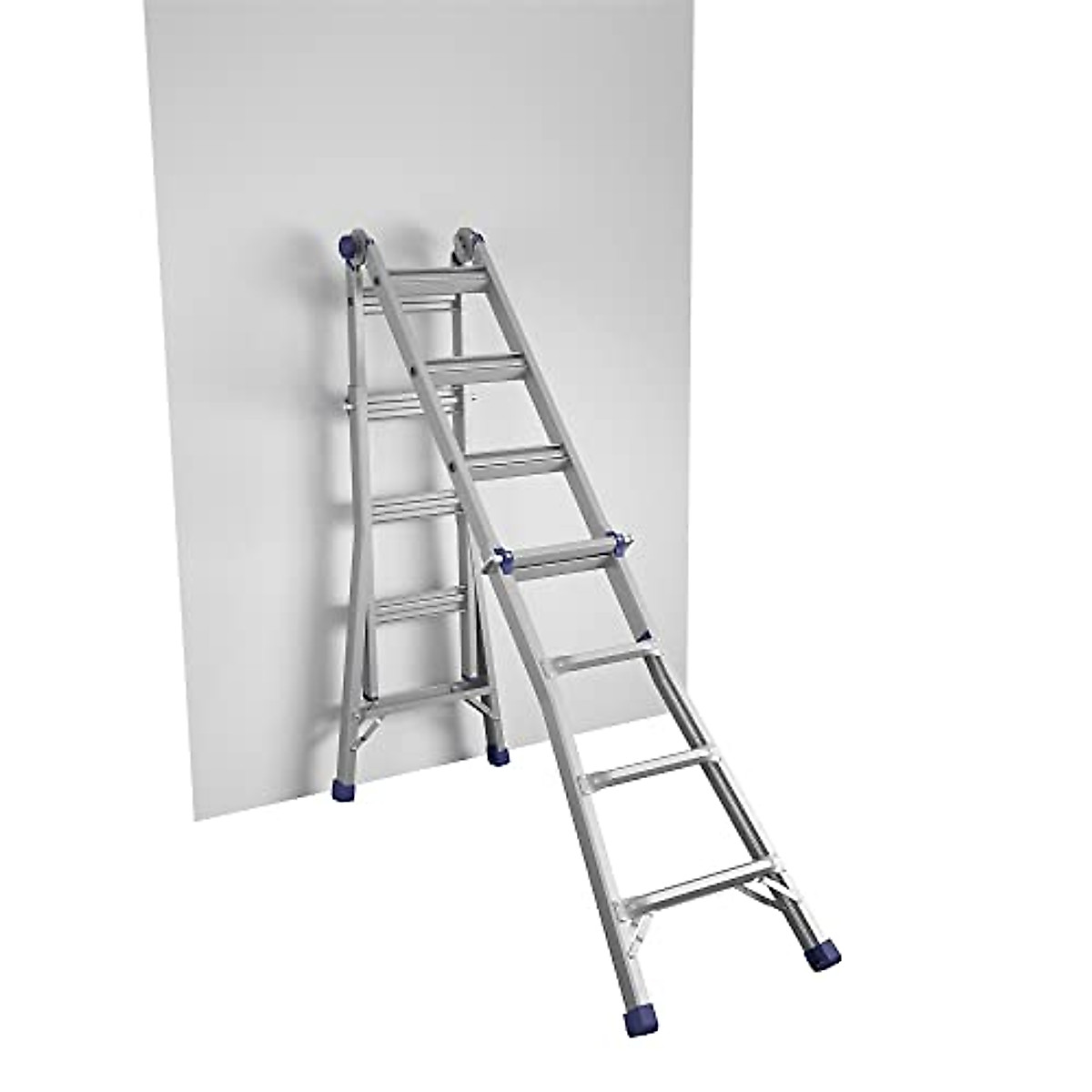 COSCO 18ft Reach Height Aluminum Multi-Position Ladder ,300 lb. Load Capacity Type IA Duty Rating