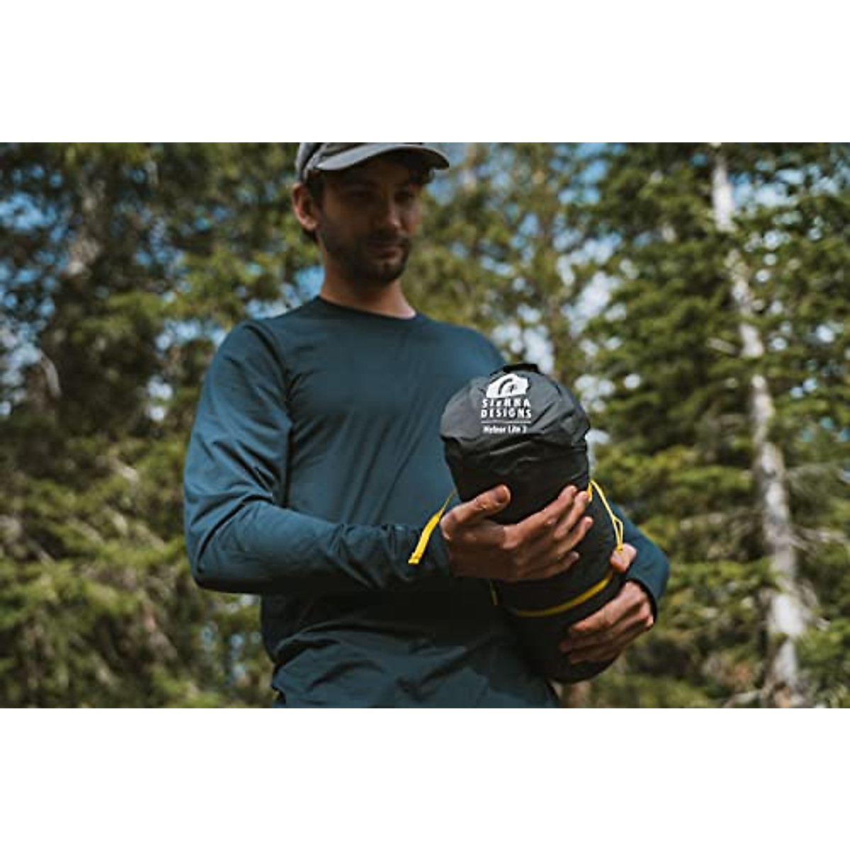 Sierra Designs Meteor Lite, Freestanding Lightweight Backpacking & Camping Tent with 2 Doors/Vestibules, Stargazer Rain Fly, Aluminum Poles (3-Person)