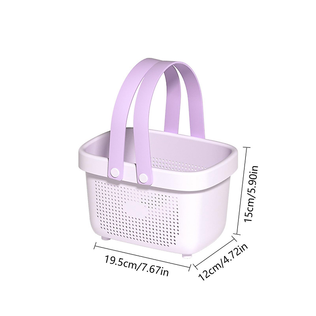 Shower Caddy Bins Organizer for Bathroom and Kitchen Bath Storage Organizer Bin Tote Toiletry Bag Bin Box Storage Baskets
