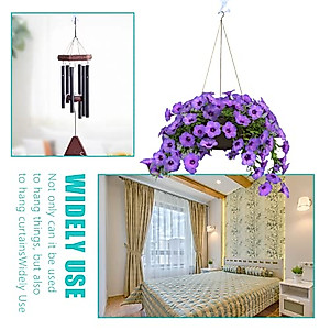 Rierdge 12 Sets White Swag Hooks - Vintage Ceiling Hanging Solutions