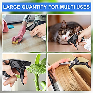 Nuogo 20 Pcs Plastic Spray Bottles Bulk 8 oz Refillable Empty Spray Bottle with Adjustable Nozzle Mini Spray Bottle Liquid Sprayer for Hair, Spas, Water, Kitchen, Plants, Bath and Beauty(Clear)