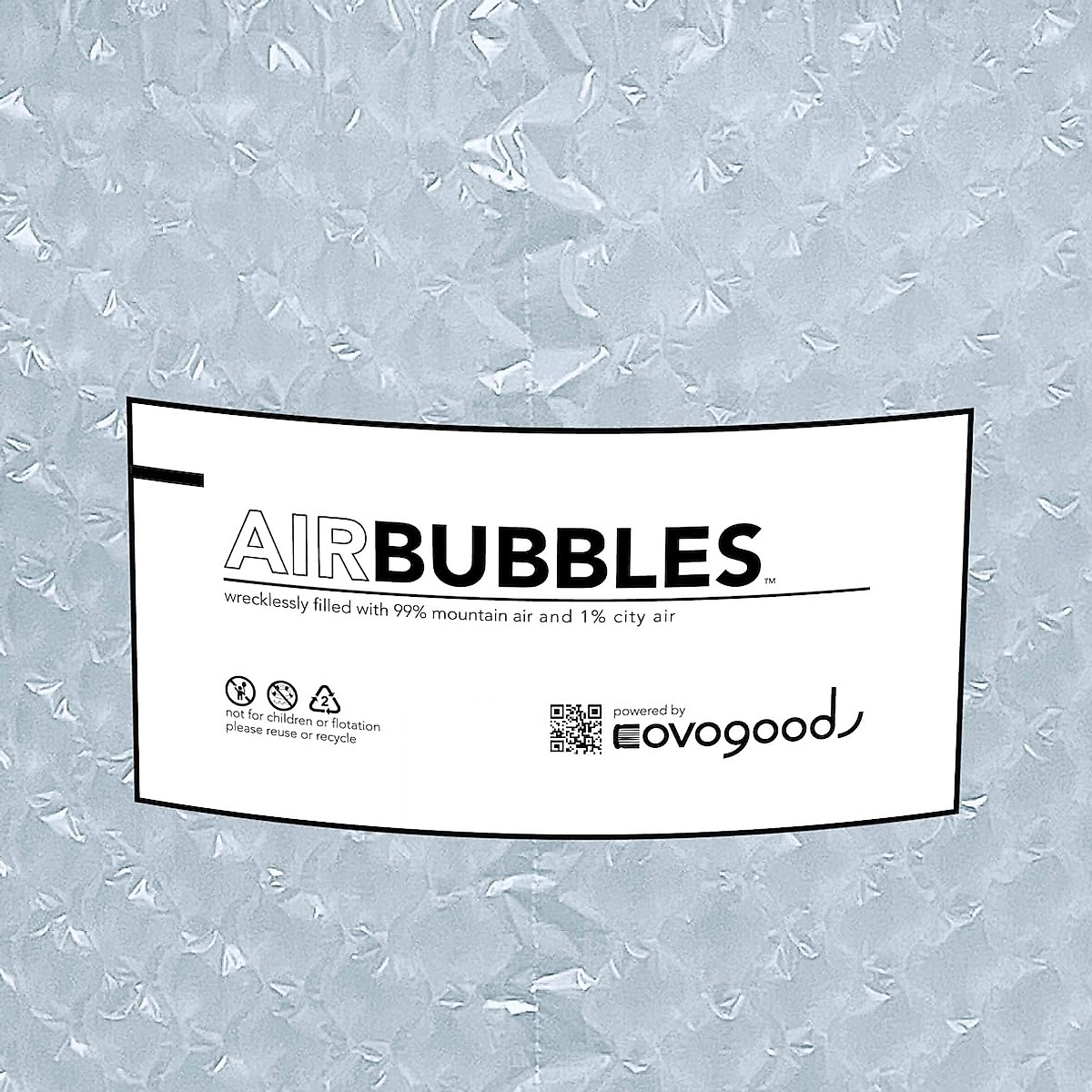AirBubbles™ 100 Sq Ft Premium Prefilled Air Bubble Sheets for Package Shipping | 1 Roll, 2.1 Cu Ft, 16 Gal, 12x16-In Ea | Better than Packing Peanuts Foam Paper | Cushion Wrap Protection by Covogoods