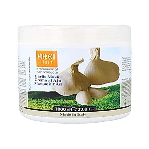Ever Ego Italy Garlic Mask For Damaged, Bleached or Colored Hair | Repairing And Hydrating Hair Care Product For Men And Women | 1L Tub