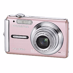Olympus FE-340 8MP Digital Camera with 5x Optical Zoom (Pink)