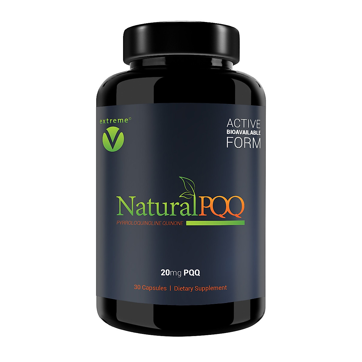 NaturalPQQ - Cellular Energy for The Active Lifestyle - 20mg PQQ, Mitochondrial Biogenesis