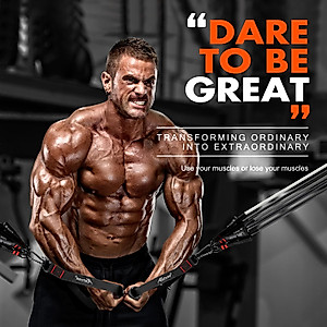 Resistance Band, Exercise Bands with Handles, Workout Bands, Fitness Bands with Door Anchor and Ankle Straps, for Heavy Resistance Training, Physical Therapy, Shape Body, Yoga, Home Workouts Set