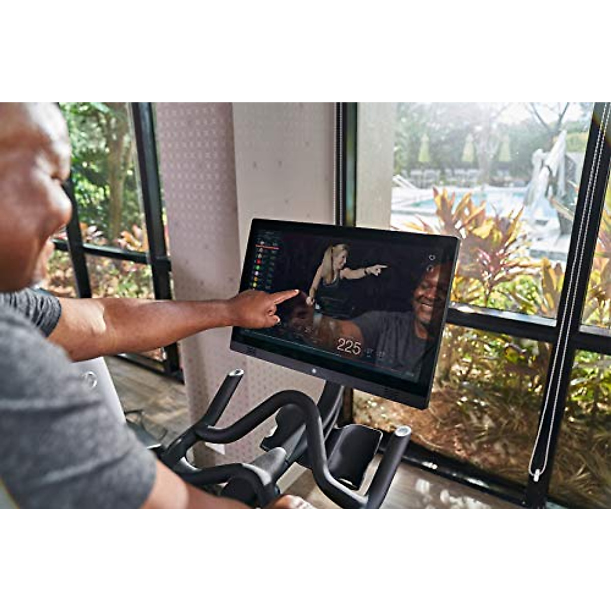 Echelon Smart Connect Fitness Bike, 30-Day Free Echelon Membership, Easy Storage, Small Spaces, Cushioned Seat, Solid Design, HIIT, Top Instructors, 32 Resistance Levels, Bluetooth, EX-7S