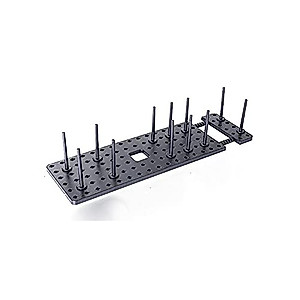 BYBYCD Dish Drying Rack Bowl Pot Storage Holder Drawer Organizer Tray Telescopic Adjustable ABS Kitchen Shelf Organizer for Food Containers Cookware