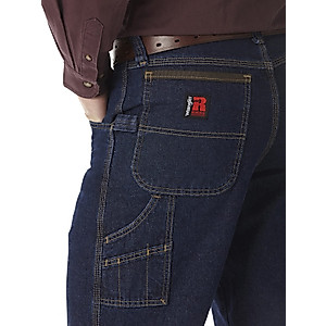 Wrangler Riggs Workwear mens Contractor jeans, Antique Indigo, 54W x 30L US