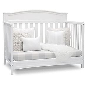 Delta Children Emery 4-in-1 Convertible Baby Crib - Greenguard Gold Certified, White