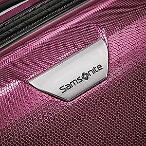 Samsonite SWERV DLX 28-Inch Tall Lightweight Hardside Travel Suitcase with 4 Spinner Wheels, Telescoping Handle, and TSA Lock, Solar Rose