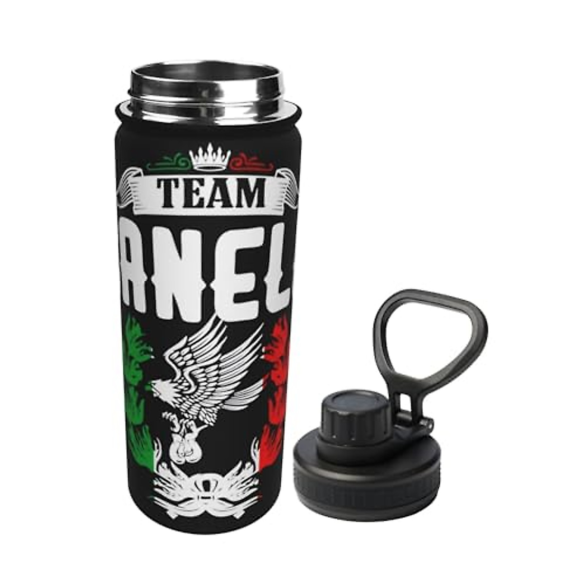 Eevikion Canelo of Alvarez Stainless Steel Insulated Tumbler Sports Water Bottle Hot and Cold Travel Cup 18oz