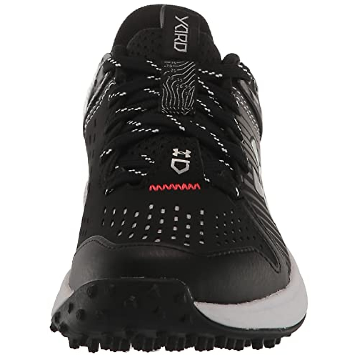 Under Armour Boys' Yard Turf Jr., (001) Black/Black/White, 6, US