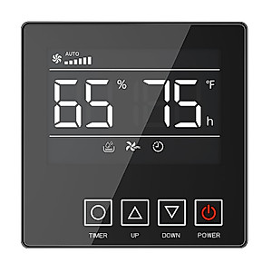 Moiswell Crawl Space Dehumidifier Remote Controller for Model M145 XP235 MP70, Digital Humidity, Temperature, Timer, Adapt The Humidity Level