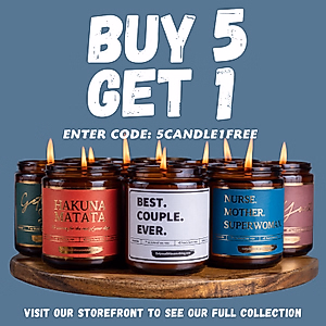 Gifts for Mom from Daughter, Son - Best Mom Ever Candle, Soy Wax, Lavender | Moms Birthday Gift from Kids | Funny Christmas Gift Idea for Mother | Mom's Birthday Gifts from Children, Son, Daughter