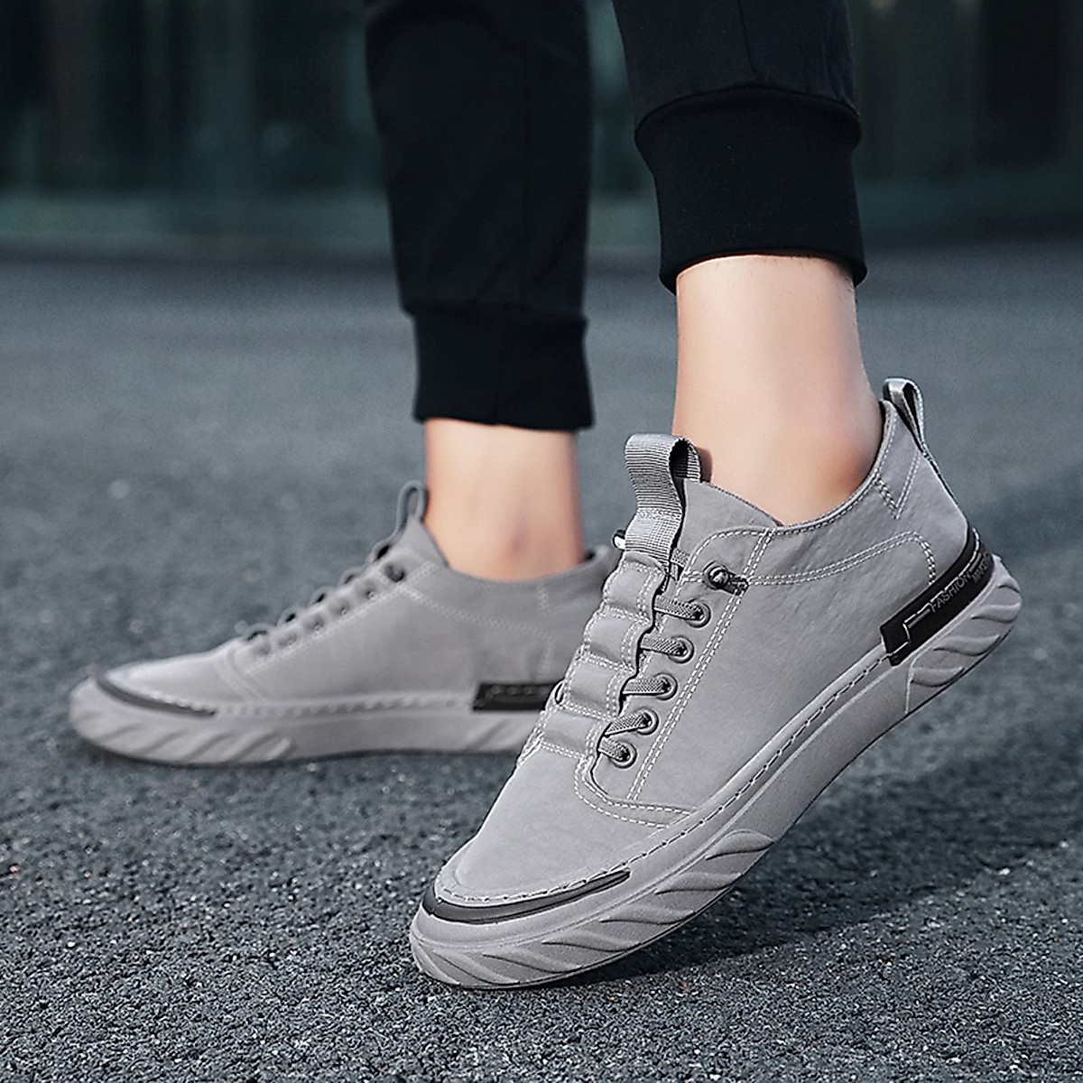 GOXIANG Sneakers for Men Casual Running Shoes Lace Up Running Shoes Work Shoes Tennis Shoes Basketball Shoes Hiking Shoes