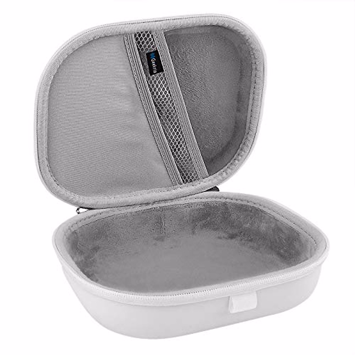 Geekria Shield Headphones Case Compatible with Sony WH1000XM4 White, WH1000XM3, WH-XB910N, MDR-1000X Case, Replacement Hard Shell Travel Carrying Bag with Accessories Storage (White)