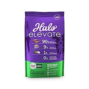 HALO Elevate Dry Dog Food, Healthy Grains Lamb Recipe, 3.5lb