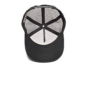 Goorin Bros. The Farm Unisex Baseball Trucker Hat, Black (Panther), One Size