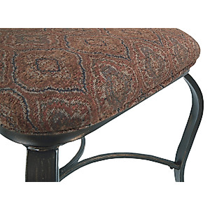 Signature Design by Ashley Glambrey Old World Dining Chair with Cushion, 4 Count,, 23.5"D x 19.75"W x 40.5"H, Brown