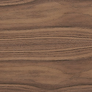 Amazon Brand – Rivet Meeks Round Side Table with Fabric Storage Basket, 24"H, Walnut and Grey