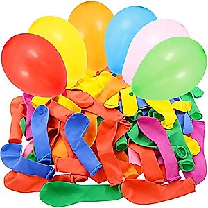 500PCS Rainbow Assorted Colors Balloons Thickened Colored Balloons for Decoration 8 Inches