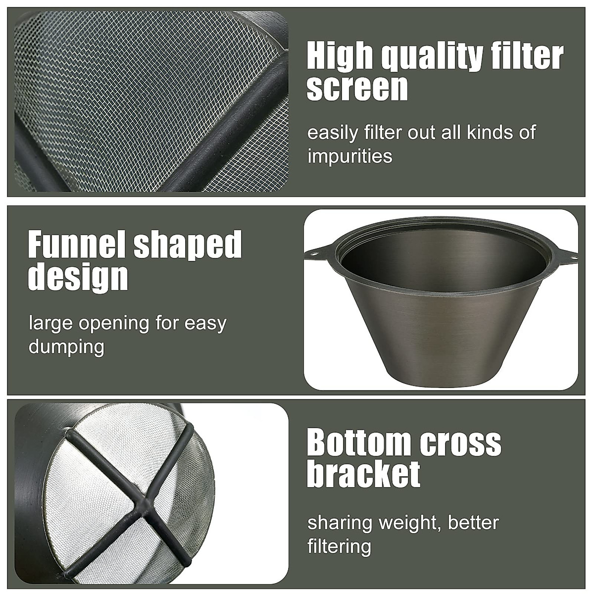 30 Pcs Paint Filter 100 mm Plastic Paint Strainer with Fine Nylon Mesh Reusable Industrial Nylon Mesh Paint Filter for Filter Oil, Water Based Oil Paints, Food Residue