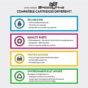 Speedy Inks Remanufactured Ink Cartridge Replacement for Epson 127 Extra High Yield (Pigment Black, 2-Pack)