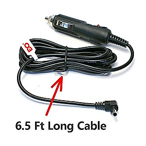 EDO Tech Car Power Cord for Whistler Radar Laser Detector 78se Cr97 Z11r Z19r Xtr145 Xtr130 5075exs (6.5' Long)