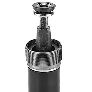 VGEBY1 Bike Bottom Bracket Square Hole Crank Axis, Middle Mountain Bike Center Shaft for Square Tapered Spindle Crank(68X122.5L) Bottom Bracket 68Mm Bottom Bracket