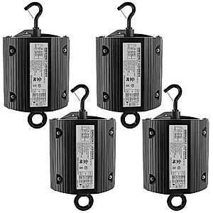 40W Emergency LED Driver AC Input 100-347V Output DC170V Emergency Backup Battery Emergency Driver for UFO LED HIGH Bay Light UL Listed. (40W-170VDC (4 Pack）)