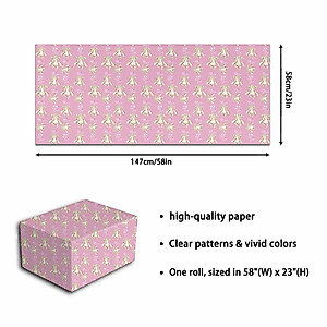 M YESCUSTOM Custom Baby Shower Wrapping Paper with Name Picture Personalized Wrap Paper Gift for Baby Boy Girl Christmas Newborn Birthday