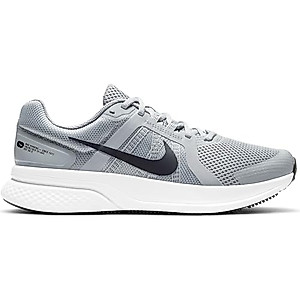 NIKE Men's Run Swift 2 Shoe, Particle Grey Black White, 11.5