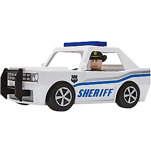 Roblox Action Collection - The Neighborhood of Robloxia Patrol Car Vehicle [Includes Exclusive Virtual Item]