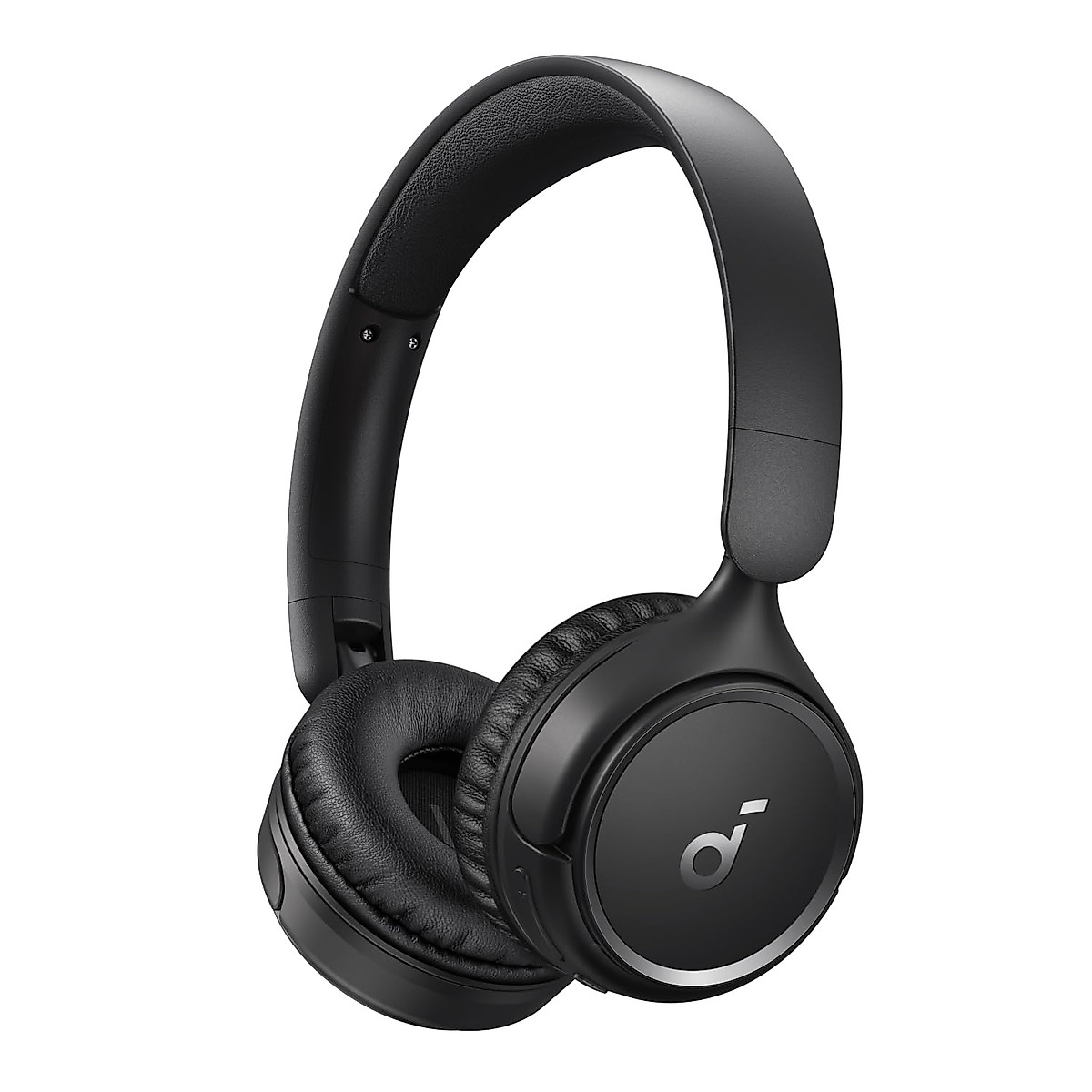 Soundcore H30i Wireless On-Ear Headphones, Foldable Design, Pure Bass, 70H Playtime, Bluetooth 5.3, Lightweight and Comfortable, App Connectivity, Multipoint Connection (Black) (Renewed)