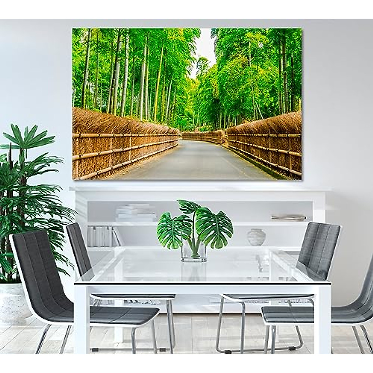 Bamboo Forest Canvas Print 1 Panel / 36x24 inches