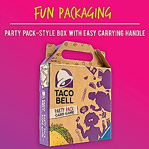 Ravensburger Taco Bell Party Pack Card Game for Ages 8 & Up – A Fun and Fast Party Card Game