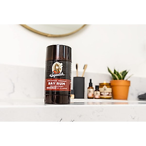 Dr. Squatch Natural Deodorant for Men – Odor-Squatching Men's Deodorant Aluminum Free - Bay Rum 2.65 oz (1 Pack)