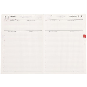 Franklin Planner Organizer, 1 Page a Day Uncovered, January 2022, A5 65393