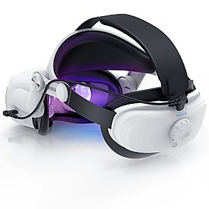 YOGES Charging Dock for Meta Quest 3 & Quest 3S, 2-in-1 Fast Charging Station with 2 Rechargeable Batteries, Charge VR Headset and Controllers, Charging Stand for Oculus Quest 3/3S Accessories