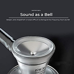 MDF Instruments Realtree Edge ProCardial Cardiology Stethoscope, Lightweight Titanium, Adult, Dual Head, Realtree Edge Tube, Titanium Black Chestpiece-Headset, MDF797TRTEBO