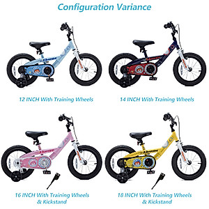 Royalbaby Chipmunk Boys Girls Kids Bike Submarine Steel Cycle Bike Child's Bicycle 12 Inch Blue