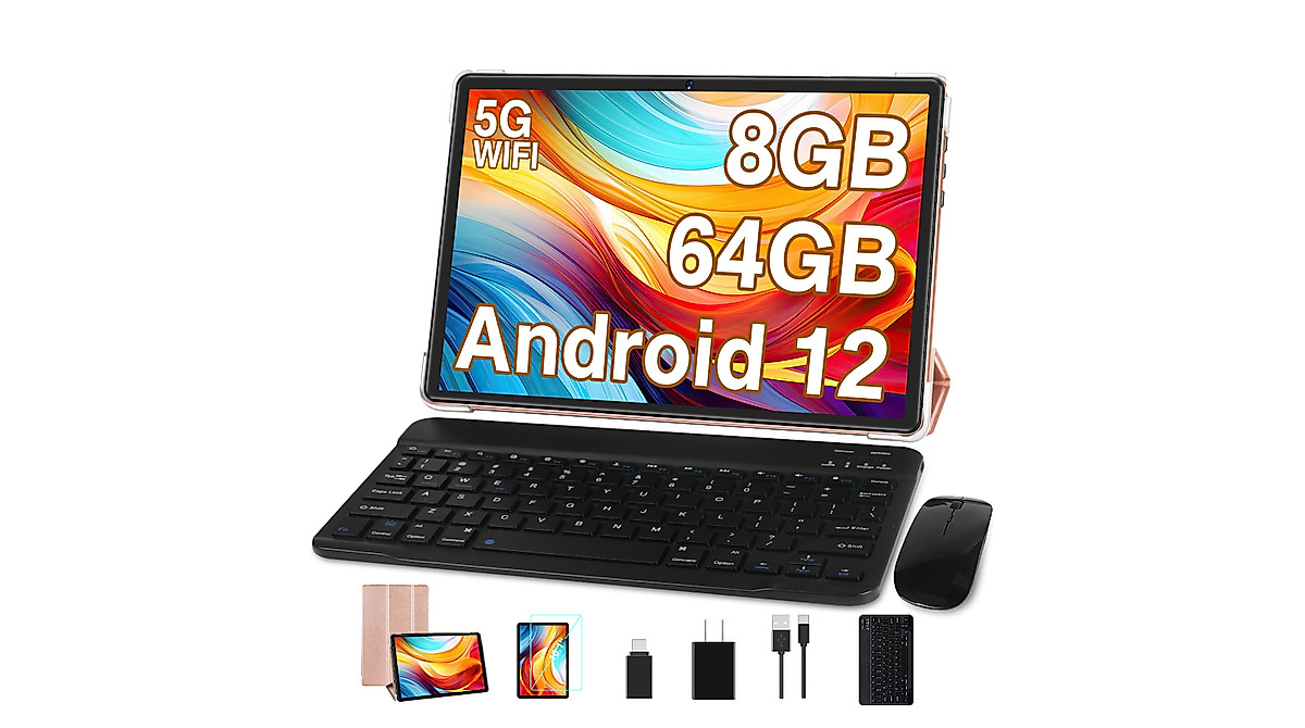 DMOAO Android 12 Tablet 2023 with 8GB RAM & 10.1” Screen