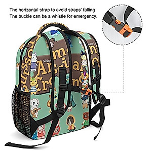 Rwillppycfei Women Backpack Animal Cute Crossing Backpack Large Storage Shoulder Backpack Perfect Casual Daypack Classical Basic Business Computer Bag