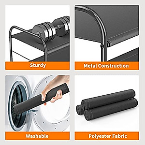 Coonoor 5-Tier Long Shoe Rack Storage for Wide Shoe Shelf Organizer,Black